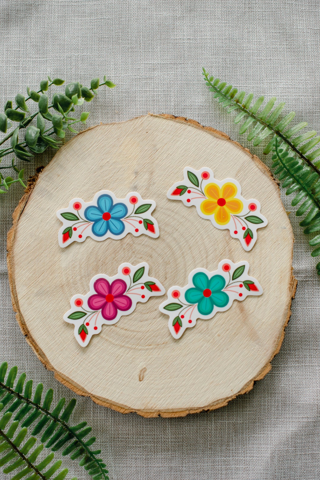 Five Petal Métis Flowers Sticker Indigenous - Etsy Canada