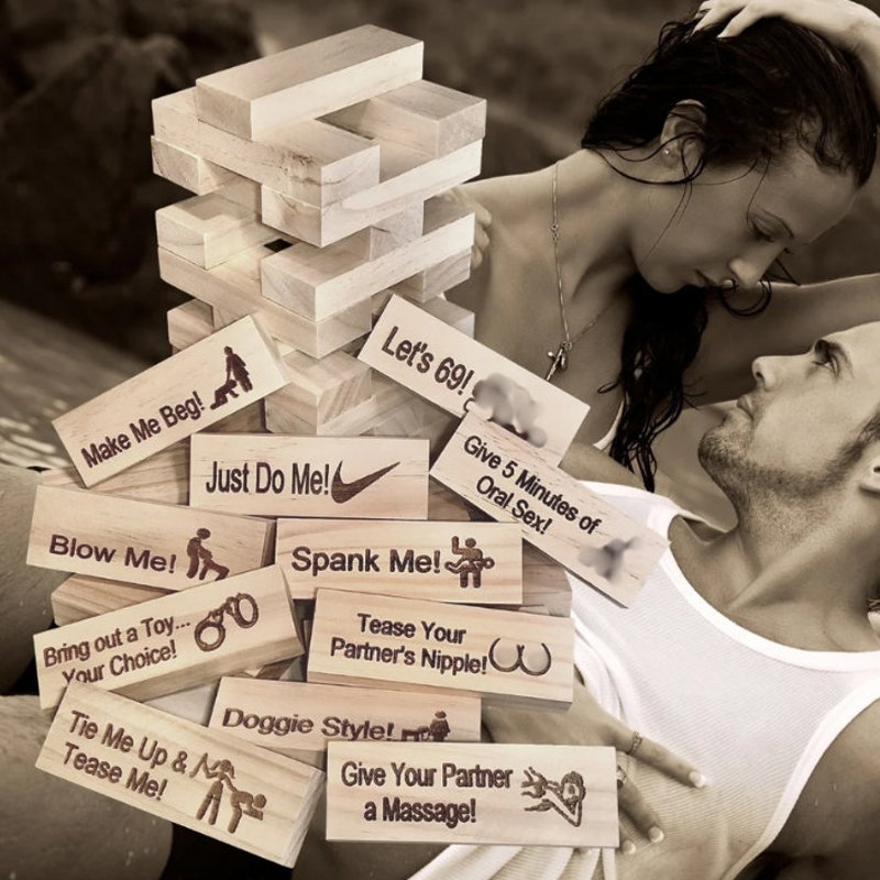 Sexy Jenga Game Etsy