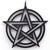 Pentacle Witchy Decor, Wood Pentagram Goth Decor, Star Pentacle Gothic ...