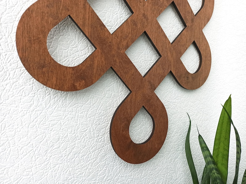 Endless Knot Wood Wall Hanging, Celtic Endless Knot, Infinity Knot Wall ...