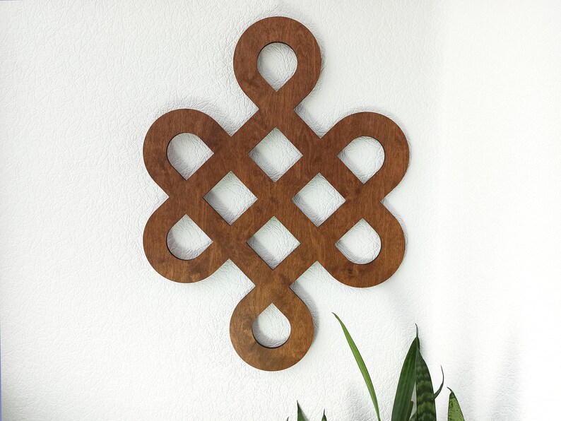 Endless Knot Wood Wall Hanging, Celtic Endless Knot, Infinity Knot Wall ...