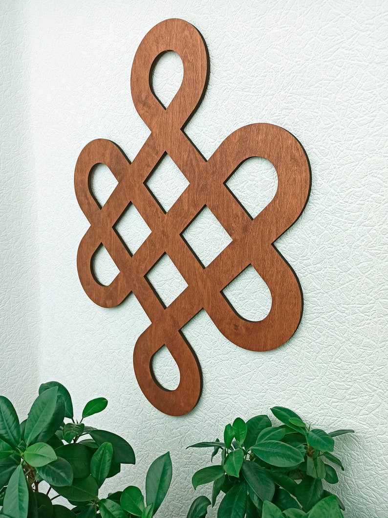 Endless Knot Wood Wall Hanging, Celtic Endless Knot, Infinity Knot Wall ...