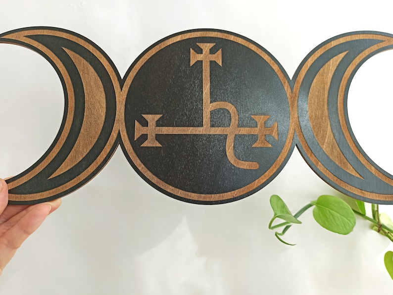 Seal of Lilith Wall Decor Sigil of Lilith Altar Decor Triple - Etsy