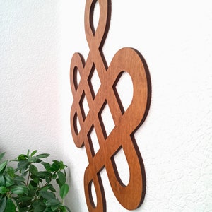 Endless Knot Wood Wall Hanging, Celtic Endless Knot, Infinity Knot Wall ...
