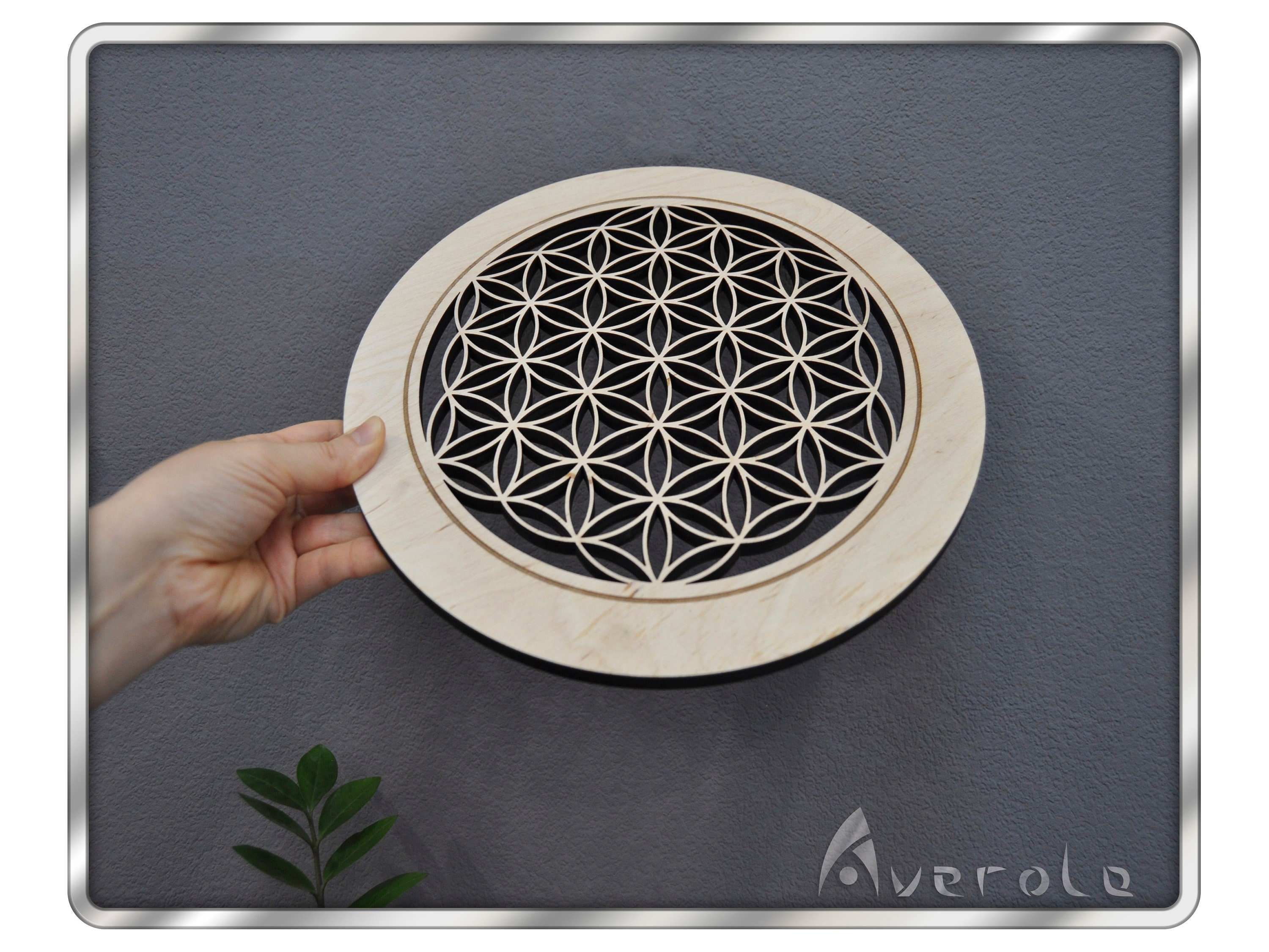 Flower of life grid Sacred geometry wall decor Crystal Grid | Etsy