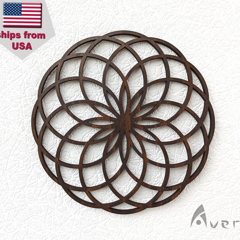 Metal Wall Torus Flower - Etsy