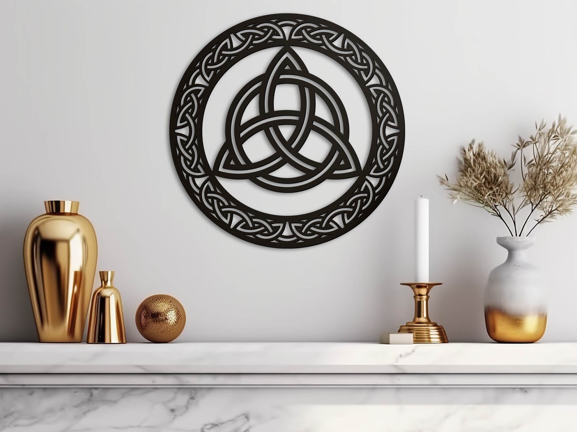 Celtic Knot Metal Art