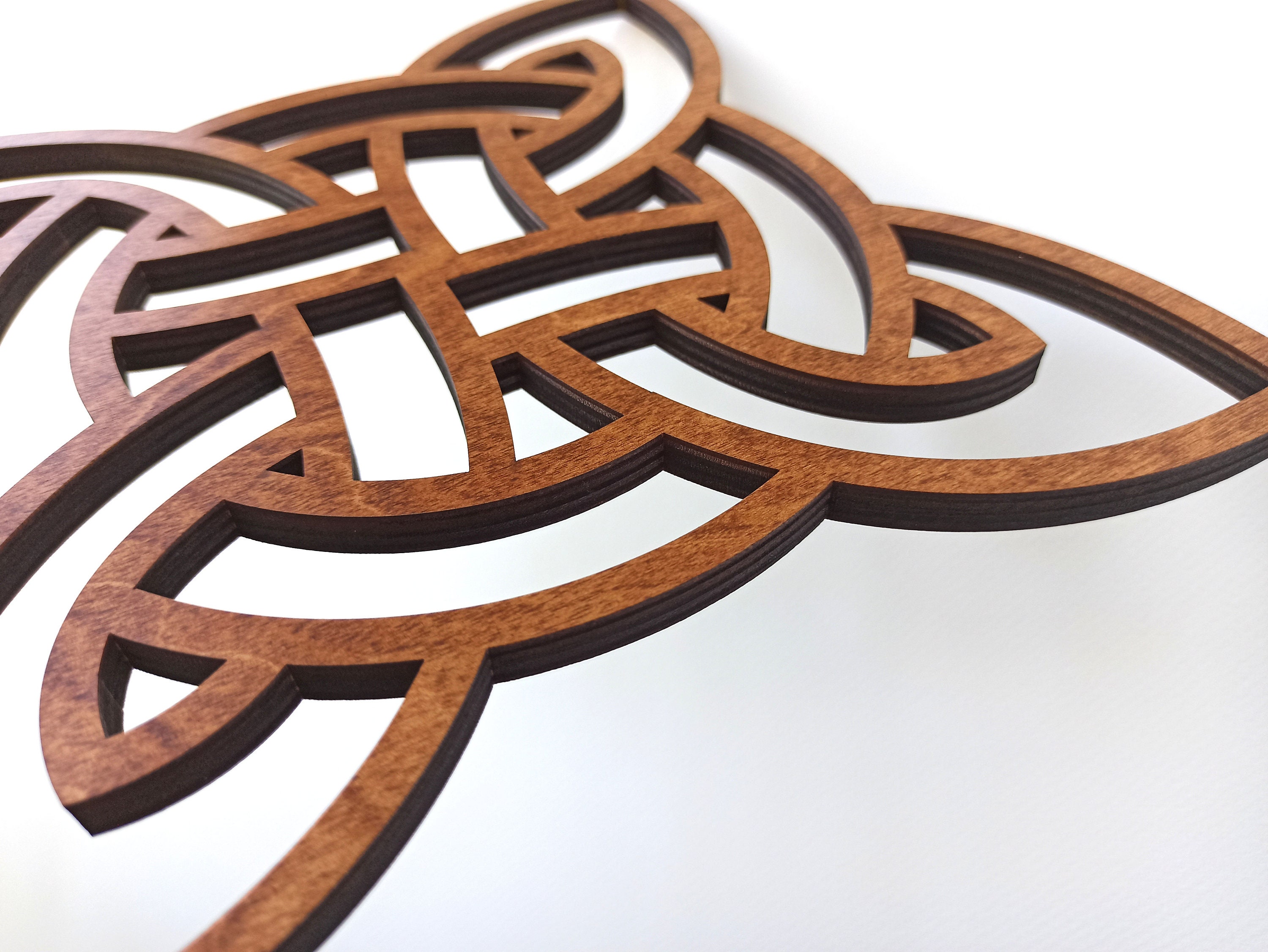 Witches Knot Wall Decor, Protective Witch's Knot Wood Wall Hanging ...