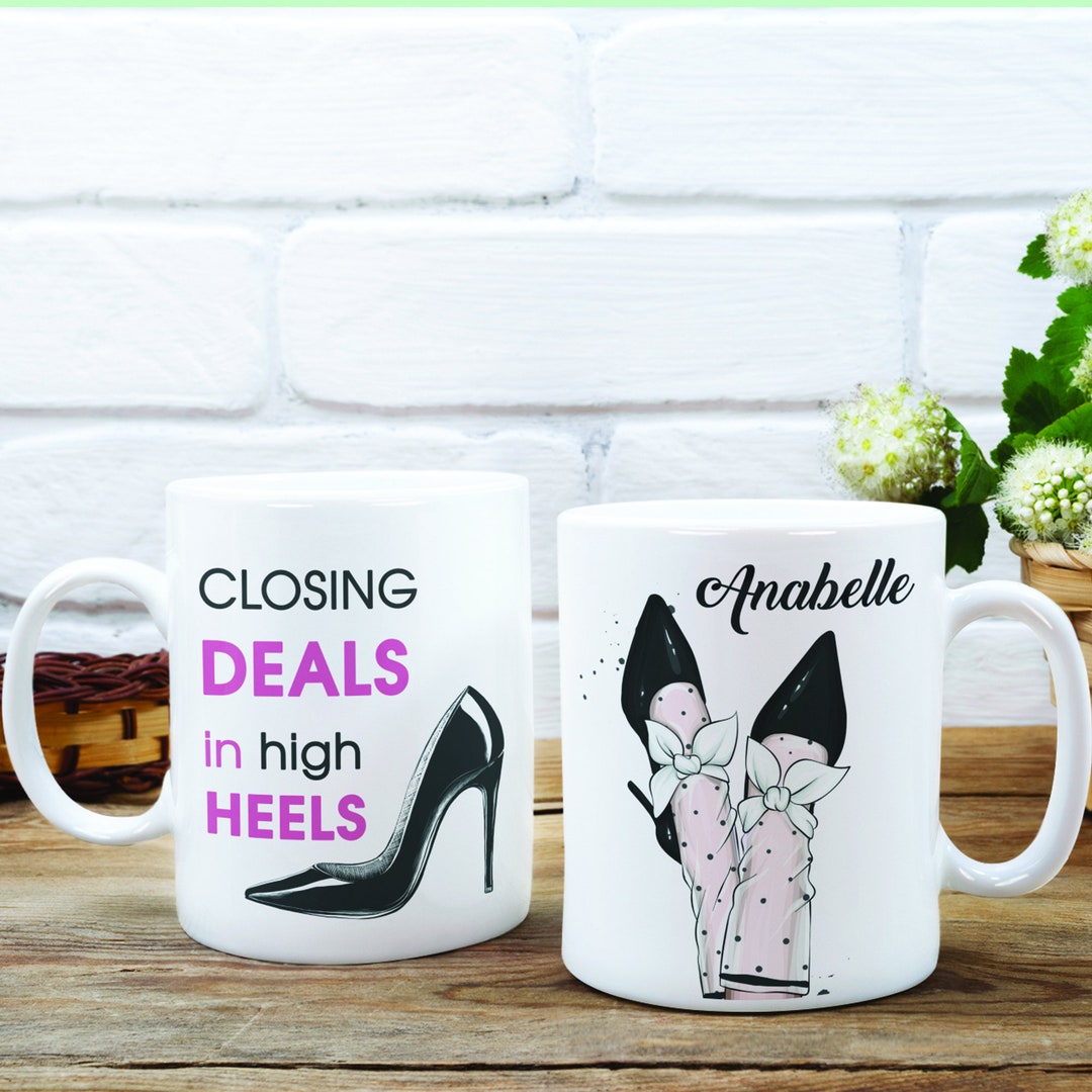 Closing Deals in High Heels Gift for Her Coffee Mugchristmas - Etsy