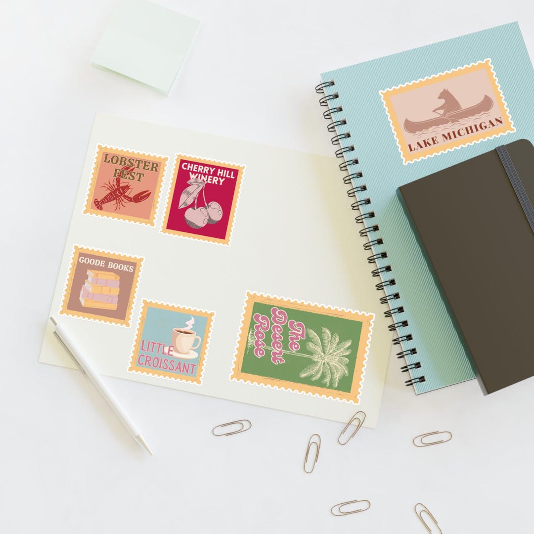 Emily Henry Literary Locations Sticker Sheet - Etsy