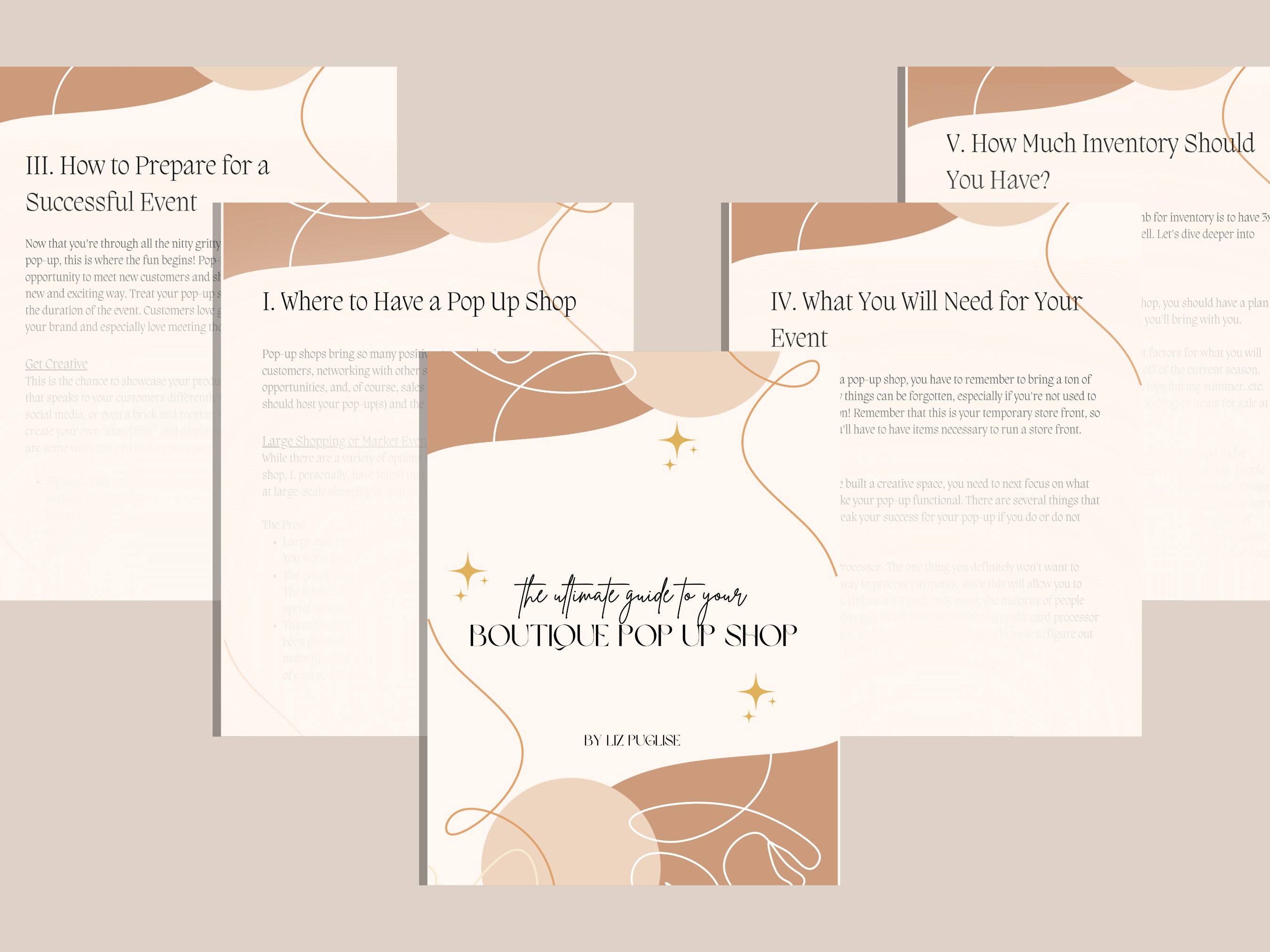 Boutique Pop-up Shop Guide, Small Business Tips (PDF Pattern) - Etsy