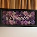 Personalized 6x14 Shadow Box With Paper Flowers - Etsy