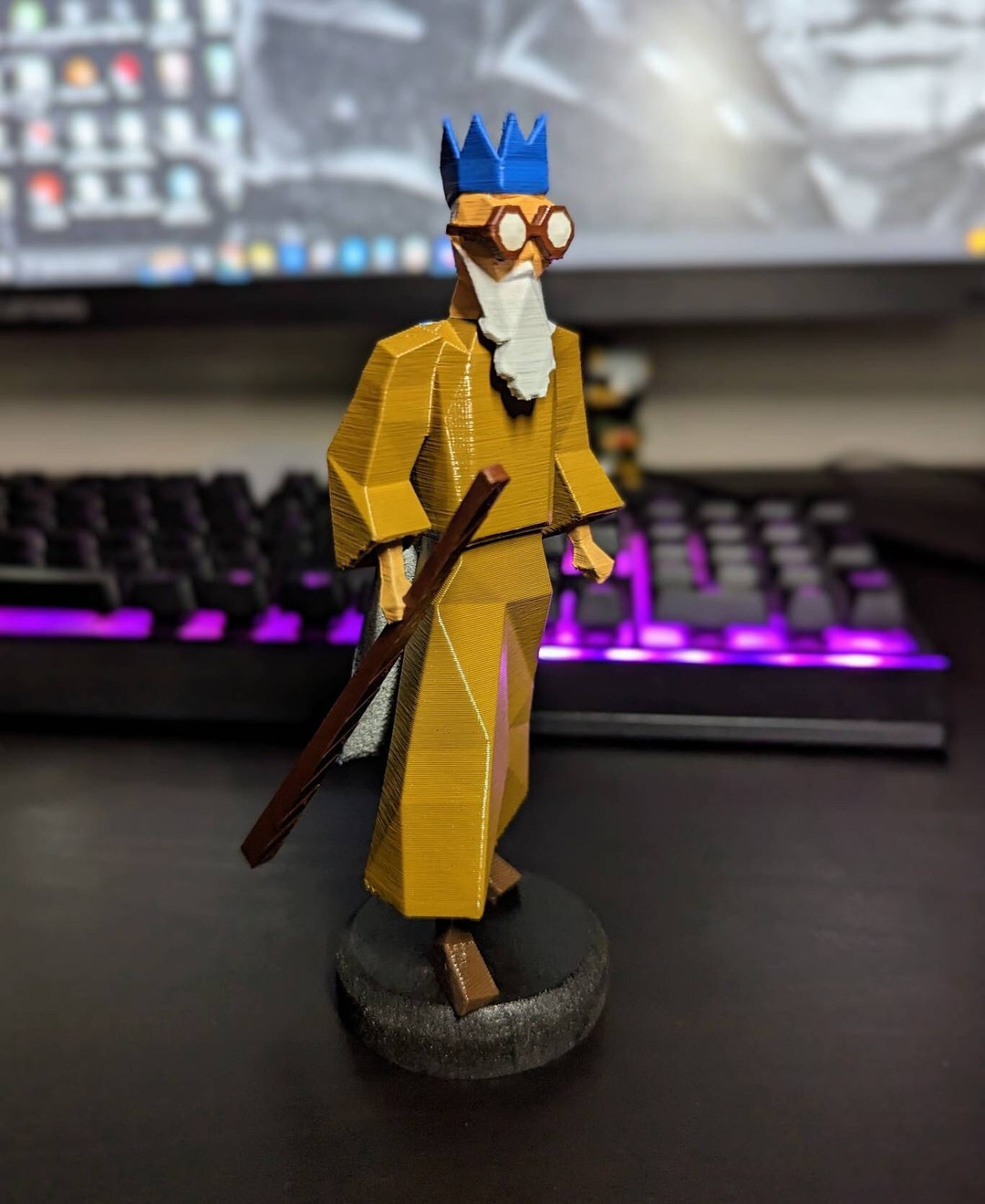 Runescape/osrs Old Wise Man Figurine 3d Printed Cool Gift for a Gamer ...