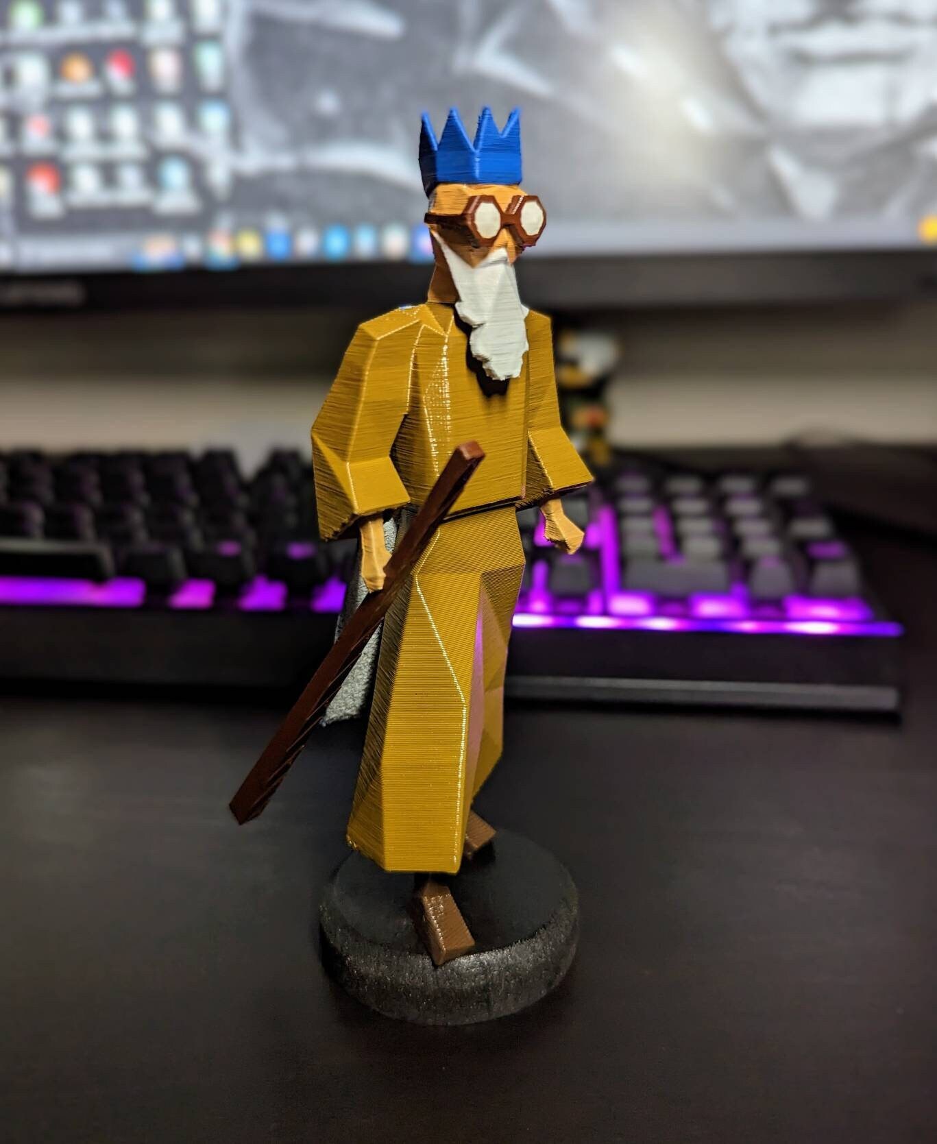 Runescape/osrs Old Wise Man Figurine 3d Printed Cool Gift for a Gamer ...