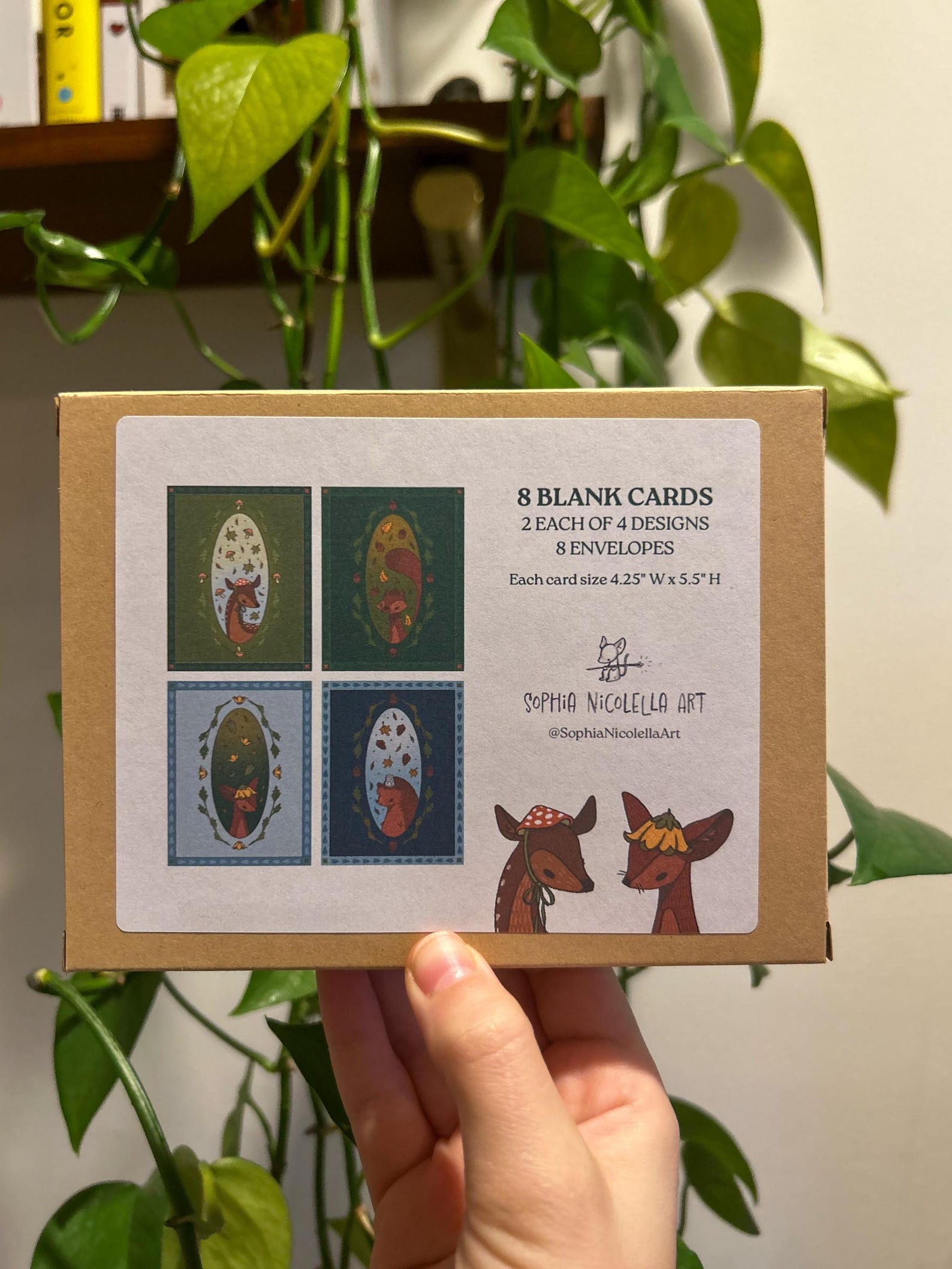 Forest Animal Greeting Card Set | A2 - Etsy