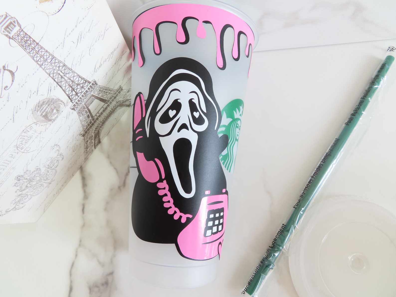 Scream No You Hang Starbucks Cup - Etsy