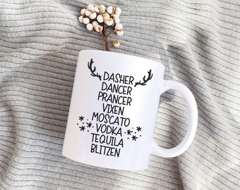 Dasher Dancer Prancer Vixen Moscato Vodka Tequila Blitzen - Etsy