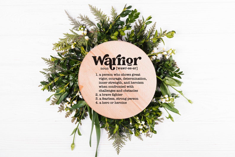 Warrior Definition Cut File, Inspirational, Strength, SVG Cut File for ...