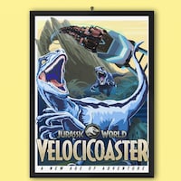 Fun at Cedar Point Roller Coaster Acrylic Painting Art Print - Etsy