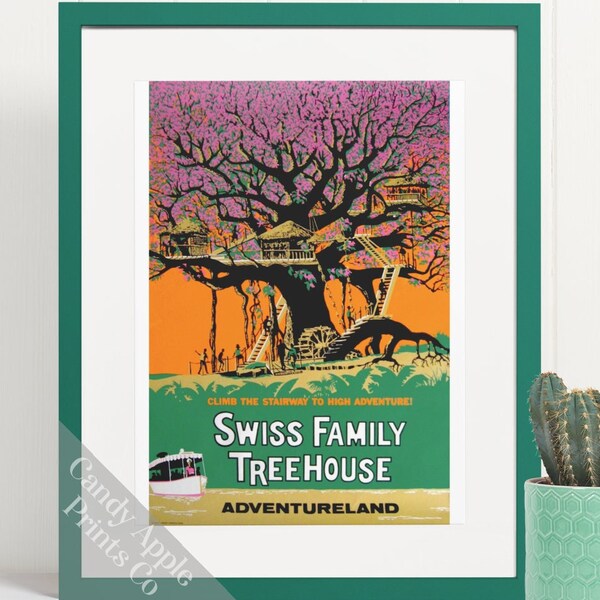 Swiss Family Treehouse Poster - Etsy