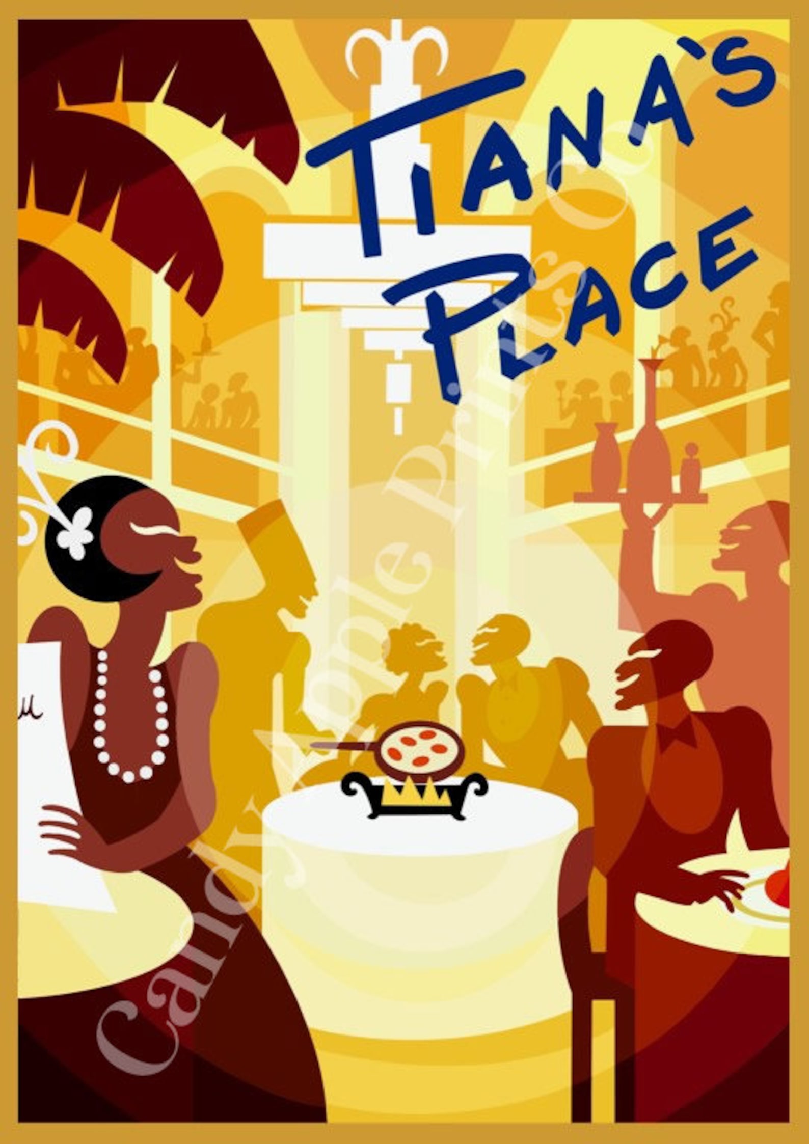 Tiana's Place Print - Princess and the Frog, Walt Disney Wall Art ...