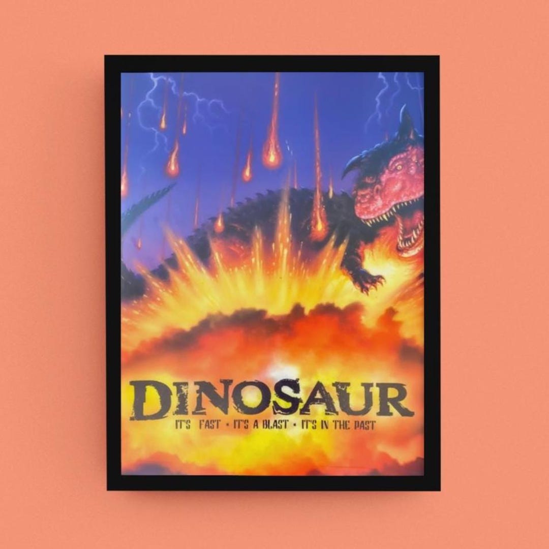 Dinosaur Print - Disney's Animal Kingdom, Countdown to Extinction, Dr ...