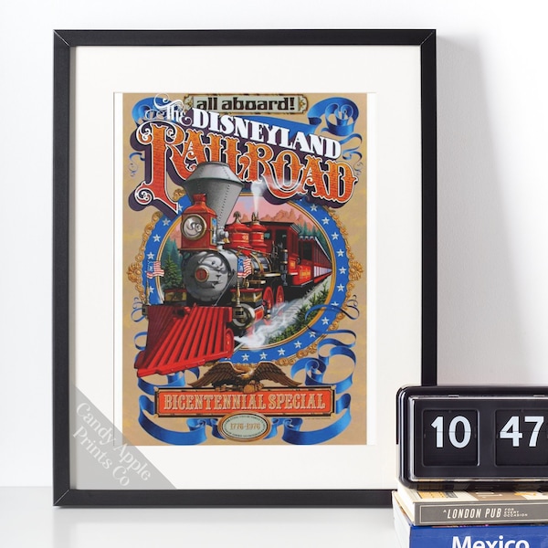 Railroad Poster - Etsy