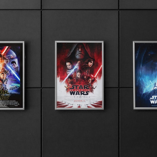 Star Wars Prequel Trilogy Movie Posters Star Wars Prints - Etsy
