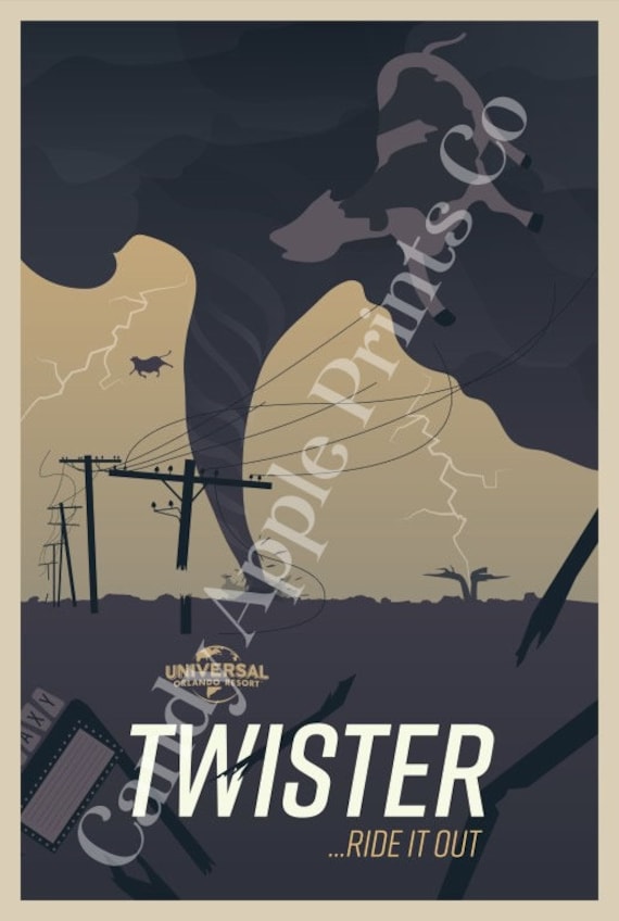 Prints Twister Universal Studios Poster Print Wall Hangings Wall Décor ...