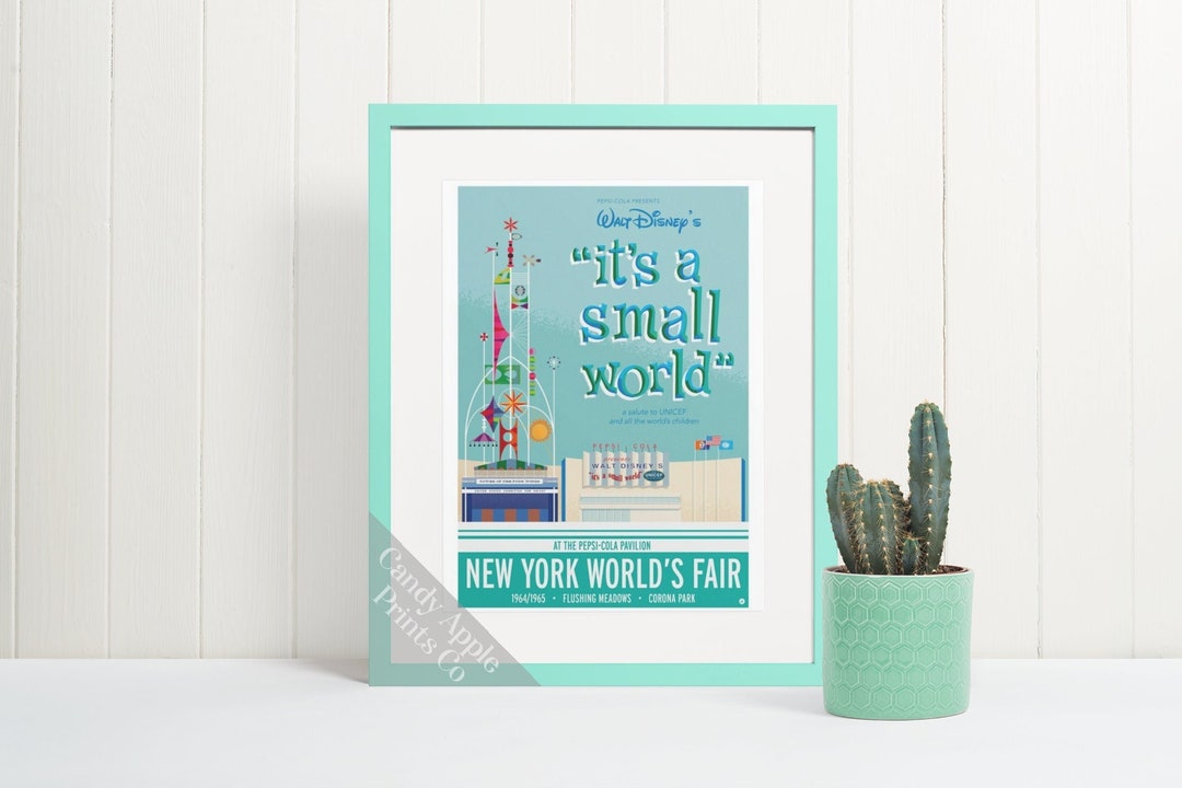 Its a Small World Print New York World's Fair Poster. - Etsy