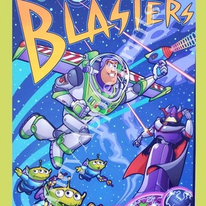 Buzz Lightyear Astro Blasters - Disneyland Print, Disney Wall Art ...
