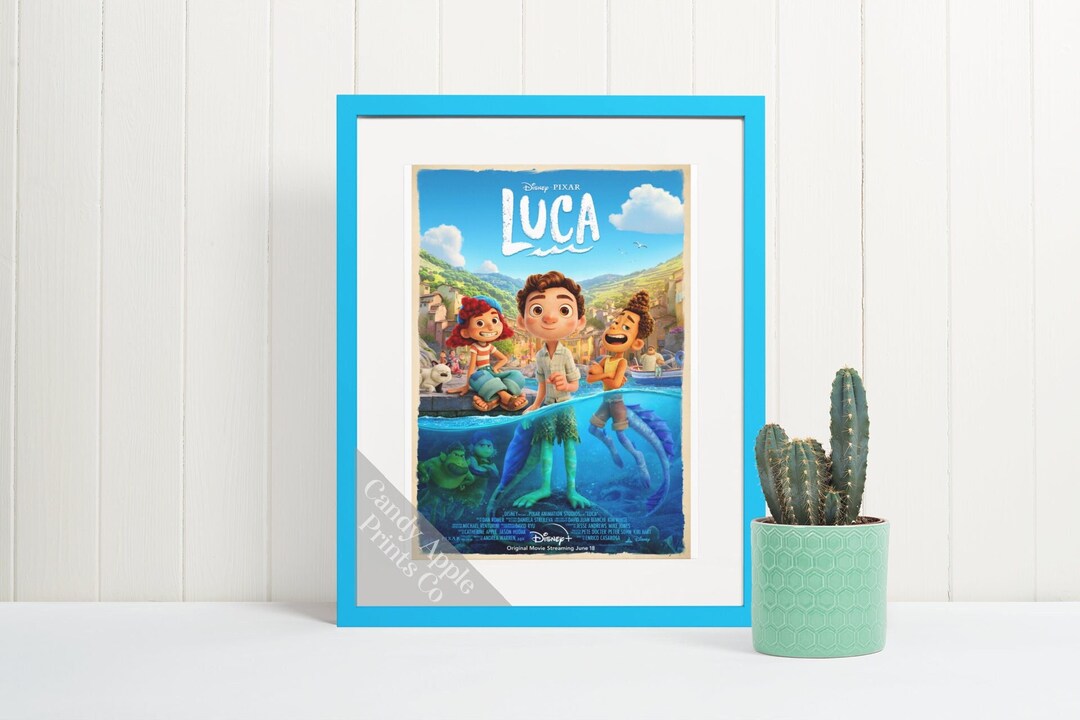 Luca Disney Pixar Print Disney Poster, Disney Print, Disneyland Poster ...