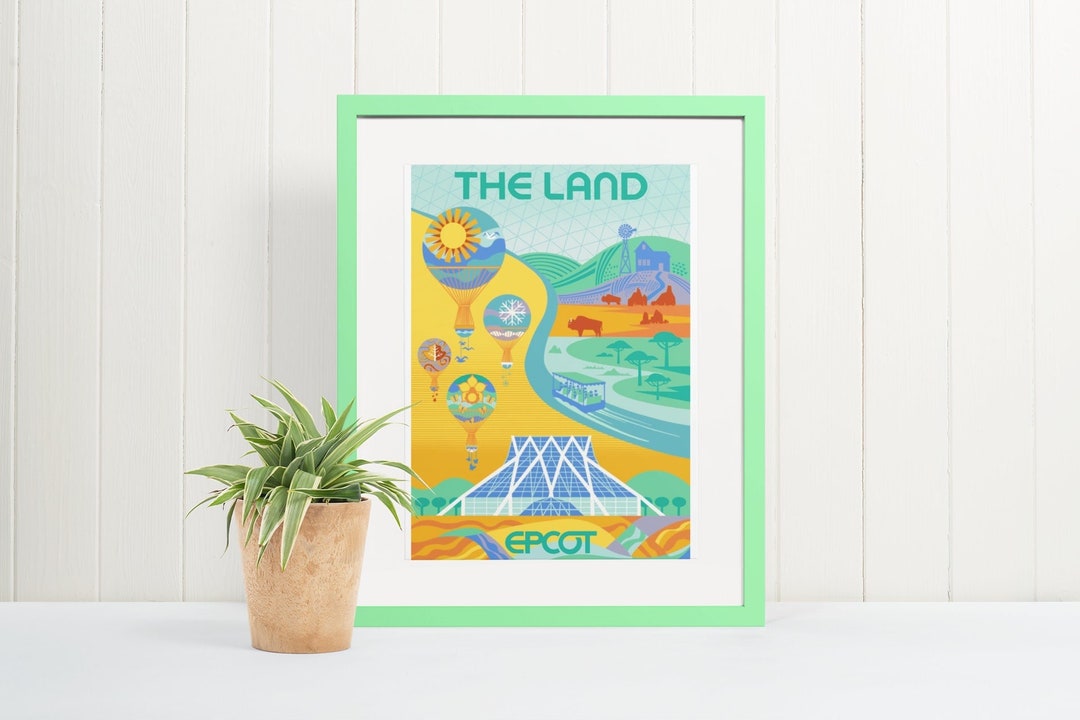 The Land Pavilion Print - Epcot Center Poster, Walt Disney World ...