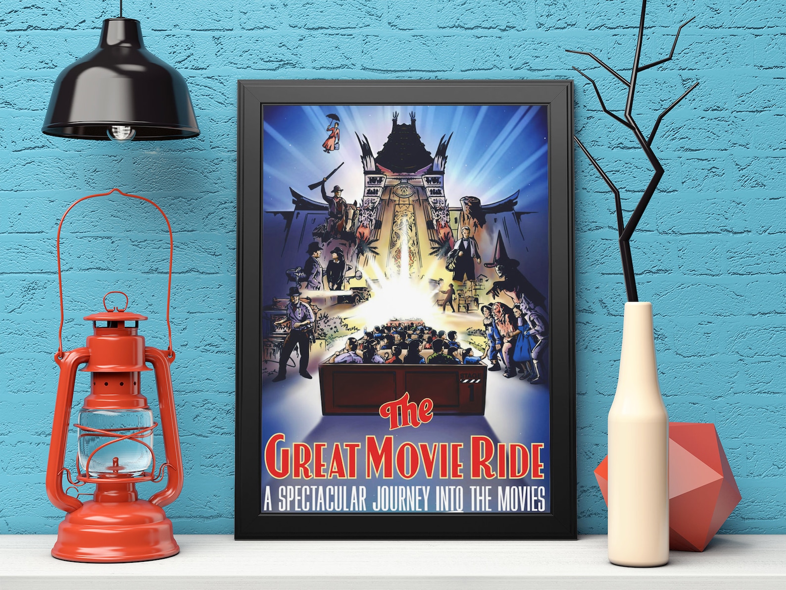 Great Movie Ride Print Hollywood Studios Poster Classic | Etsy