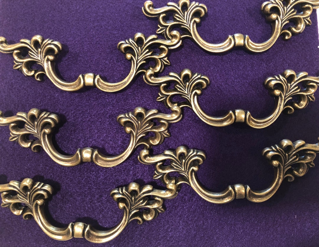 French Provincial Handles, Lot of 6 Drawer Pulls 3.75” - Etsy