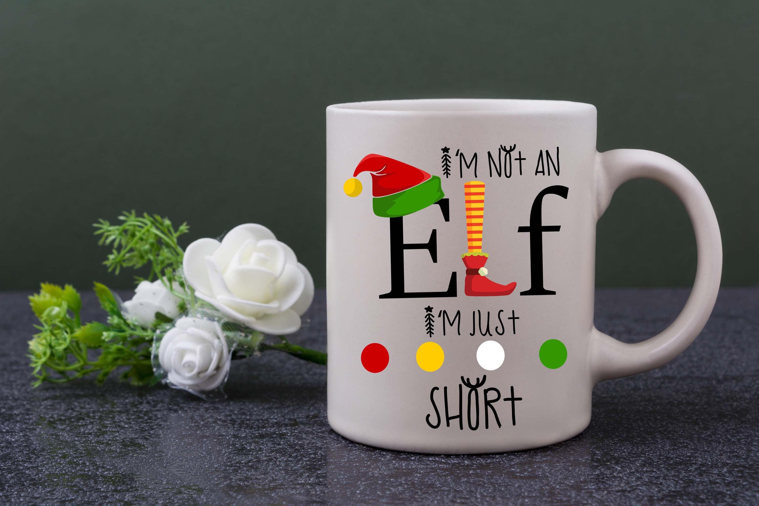 Christmas "i'm Not an Elf, I'm Just Short" Digital Download - Etsy