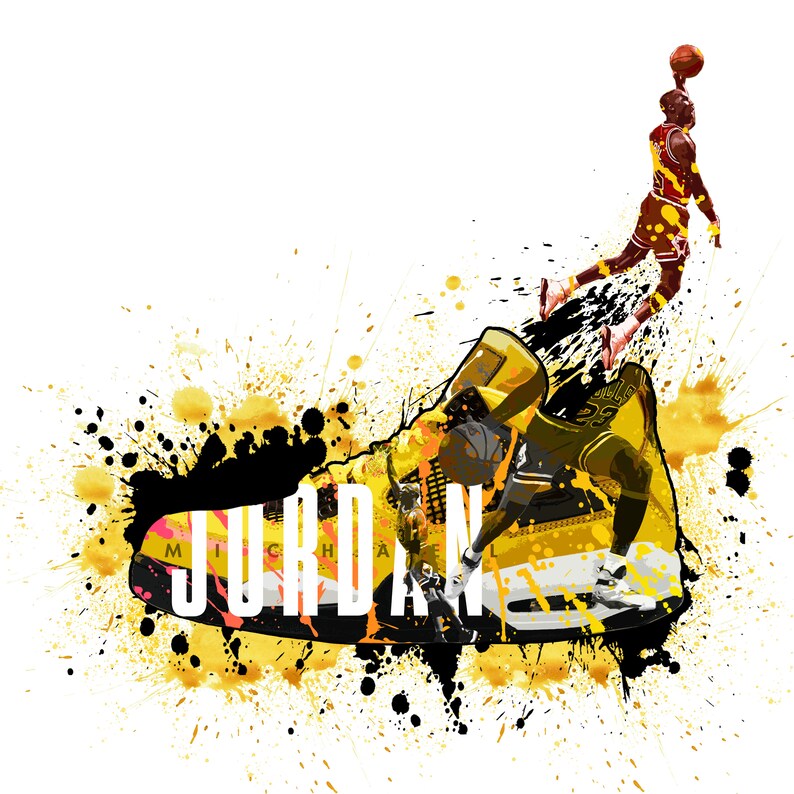 Shoe Design, Paint Splatter, Basketball, - Etsy