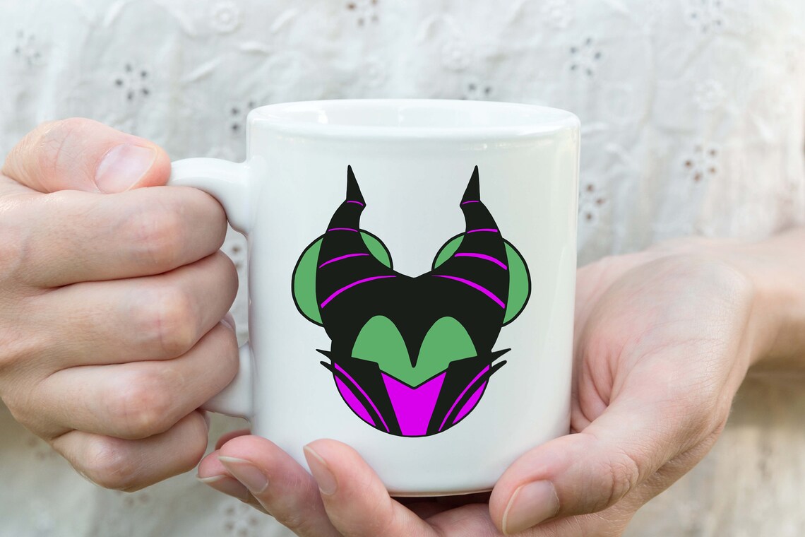 Digital Download PNG Villain Mouse, SVG Clipart, Easy Layering, Evil ...