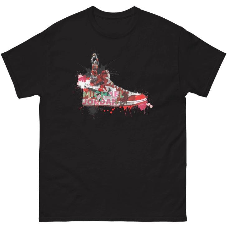 Shoe Design, Paint Splatter, Basketball, Red & Black - Etsy