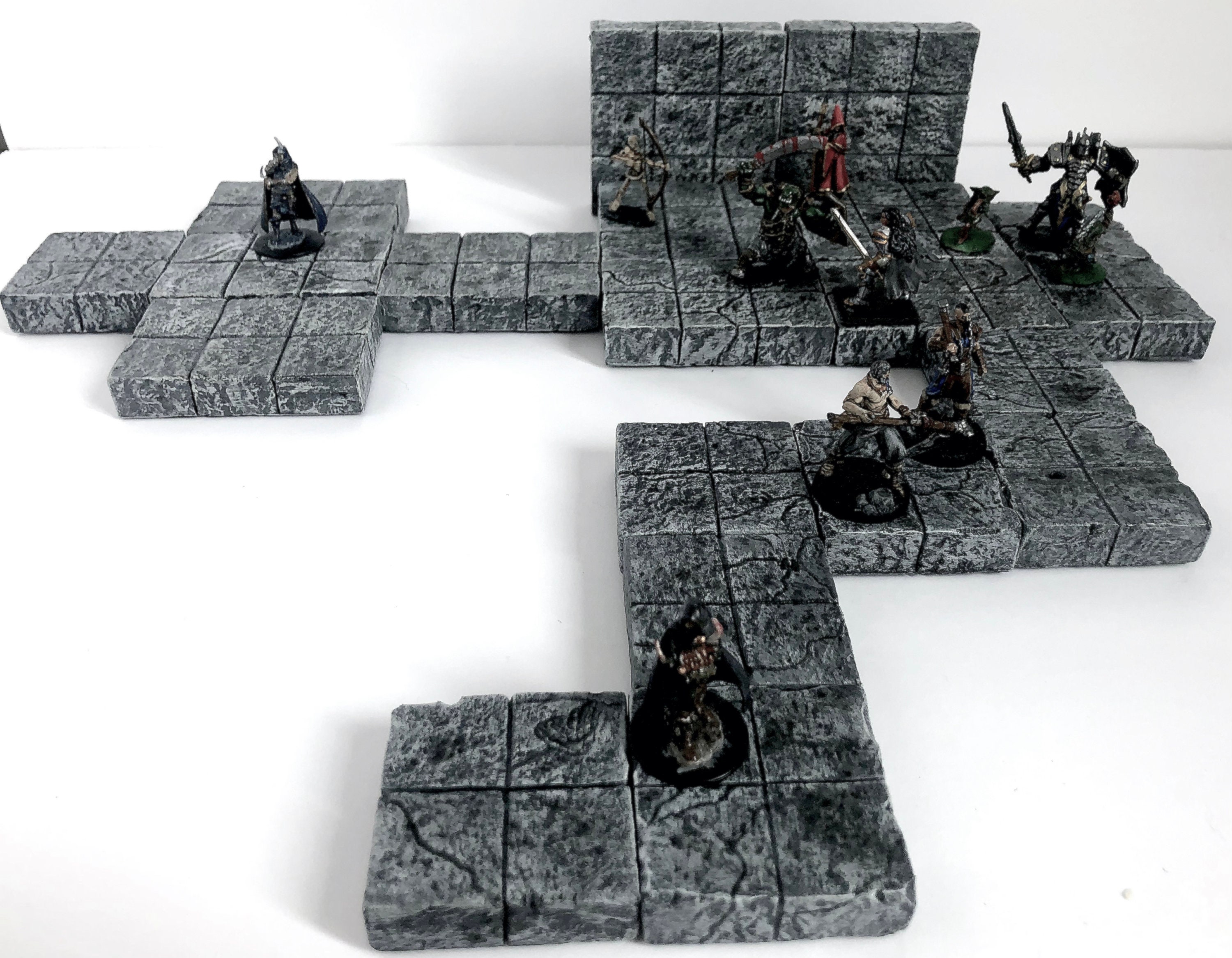 Modular Dnd Dungeon Tiles - Dungeons & Dragons Terrain - - Etsy