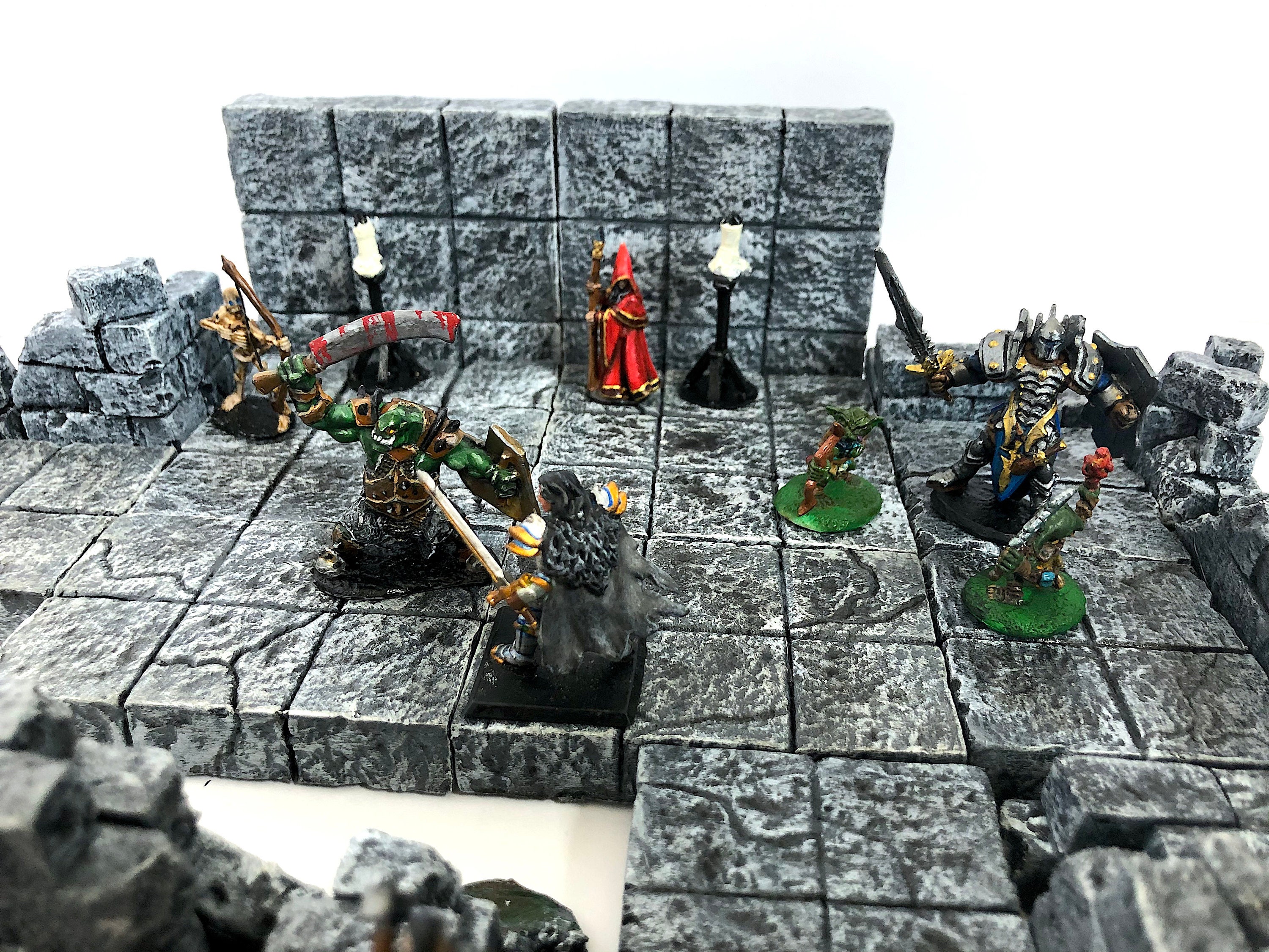 Modular Dnd Dungeon Tiles - Dungeons & Dragons Terrain - - Etsy