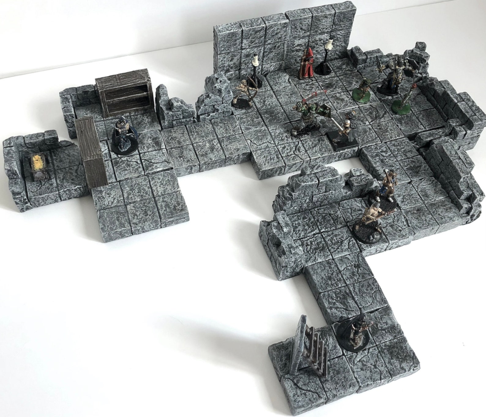 Modular Dnd Dungeon Tiles - Dungeons & Dragons Terrain - - Etsy