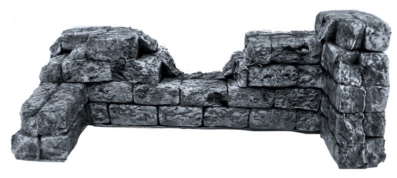 Modular Ruined Walls - Dnd, Dungeon & Dragons Terrain, Warhammer 40k - Etsy