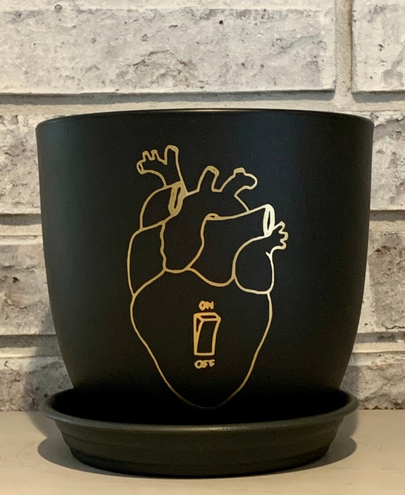 Love Hard Pot BLACK EDITION | Etsy