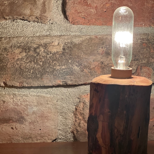 Rustic Lamp - Etsy