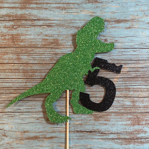 Dinosaur Cake Topper - Etsy