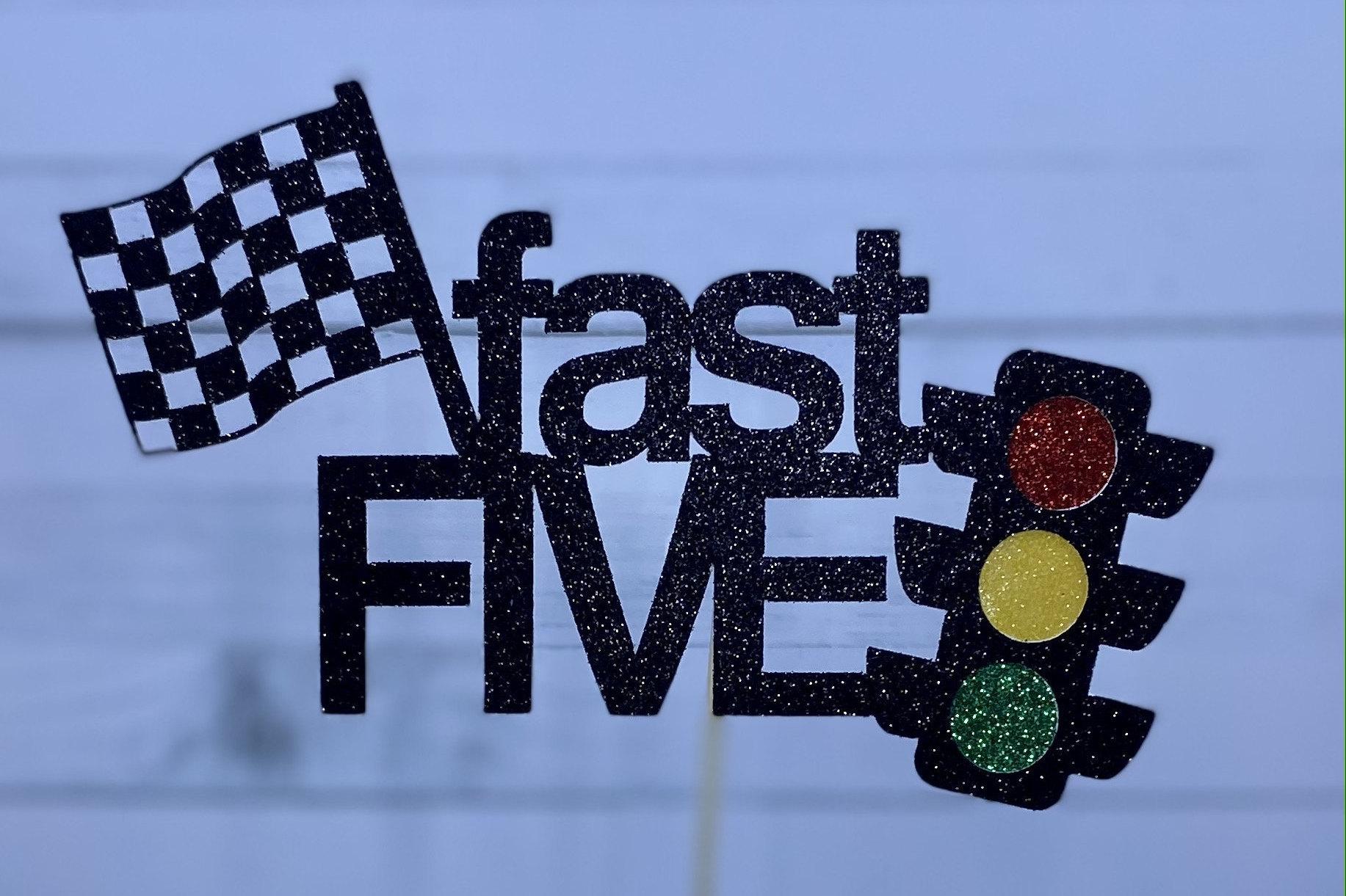 Fifth Birthday Cake Topper Fast Five Racing-5th - Etsy