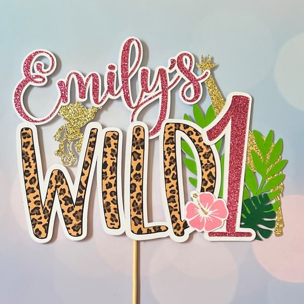 Wild One Cake Topper - Etsy