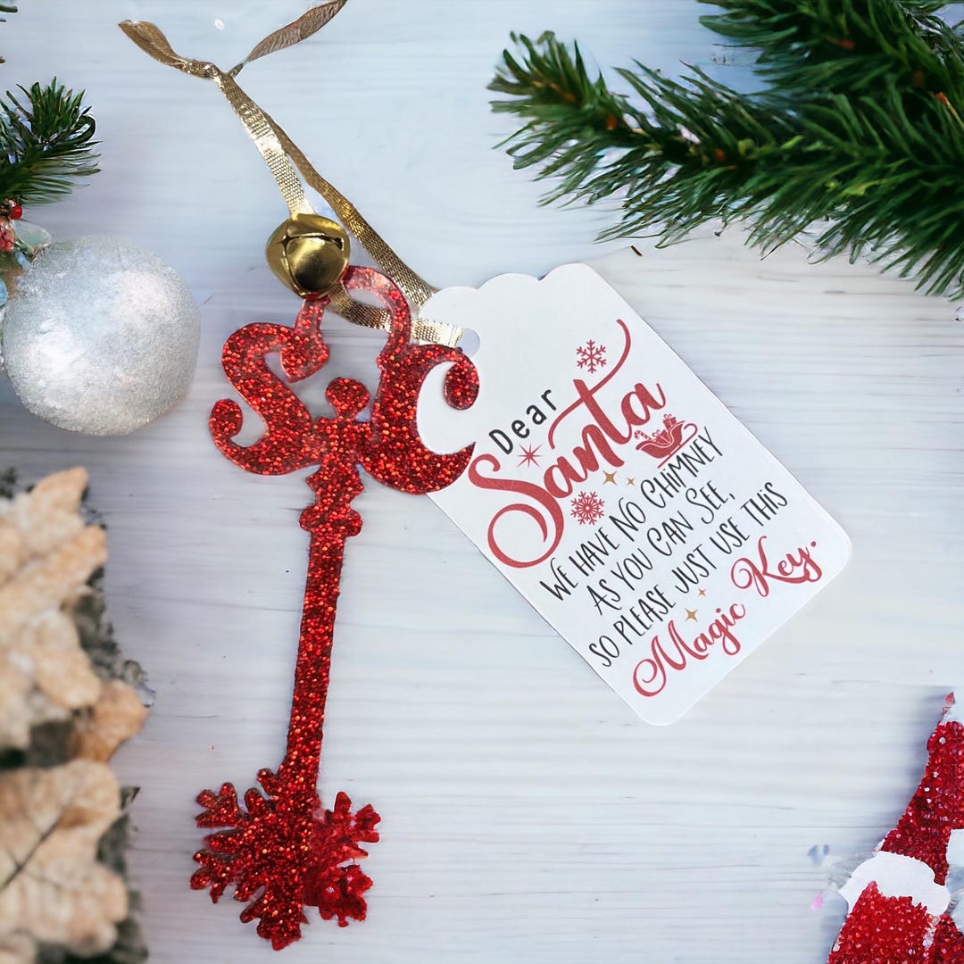 Santa’s Magic Key, Santa’s Magic Key Ornament, Santa’s Key - Etsy