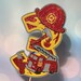 Fire Truck Birthday Number Cake Topper. Glitter Cardstock Any Number ...